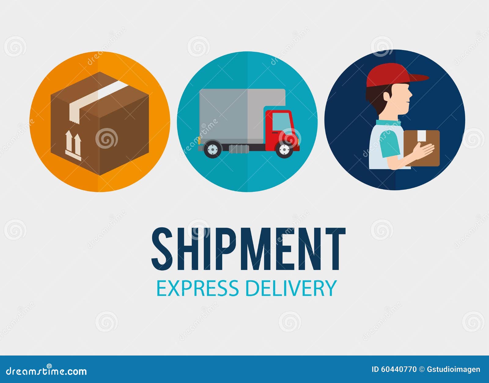 Conception de la livraison illustration de vecteur. Illustration du ...