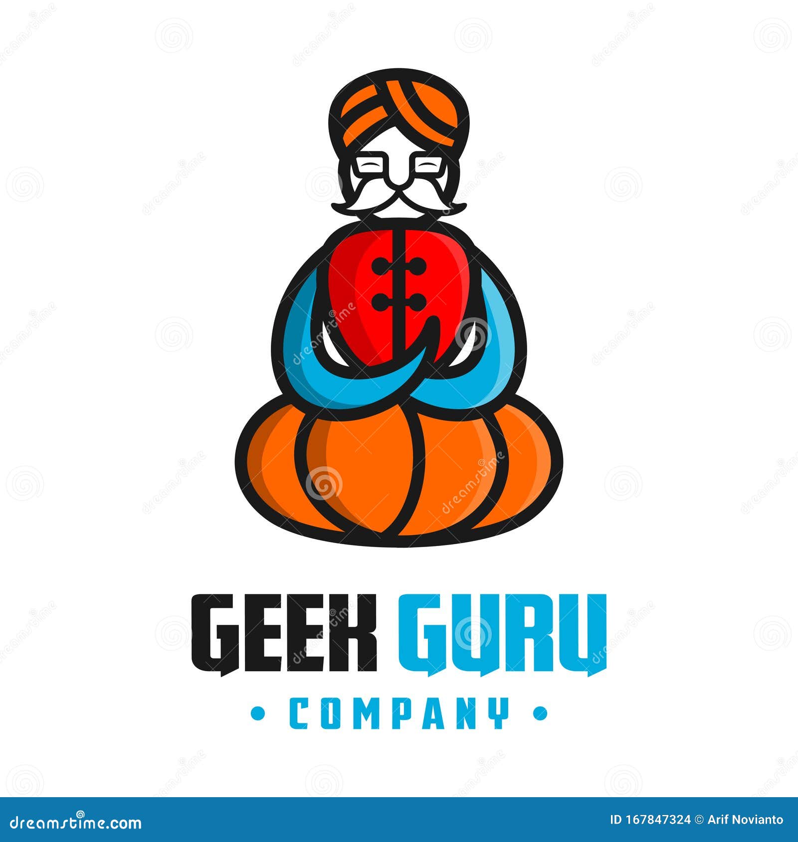 Conception De Logo Du Professeur Illustration Stock - Illustration of ...