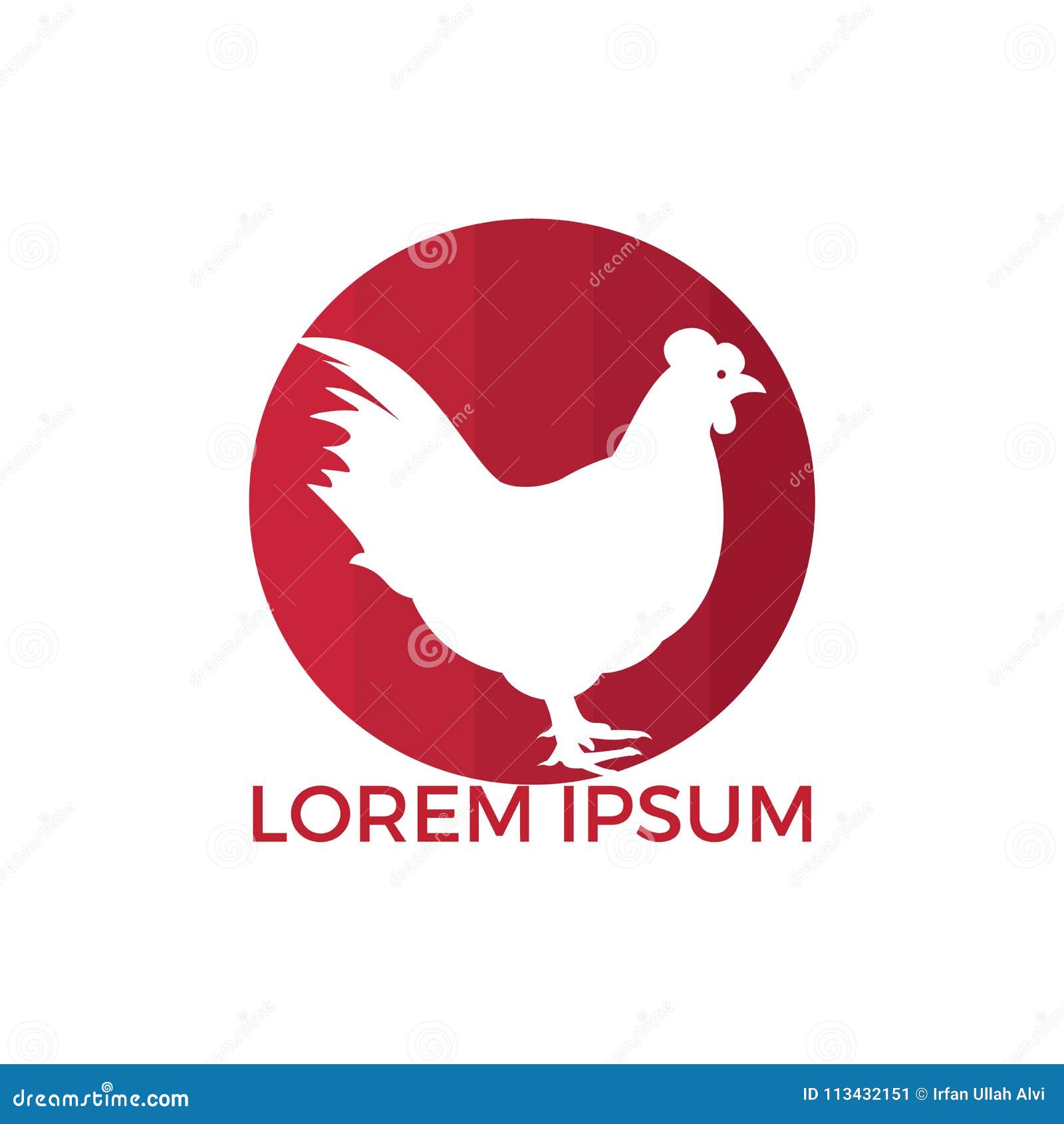 Conception De Logo De Poule Illustration de Vecteur - Illustration du ...