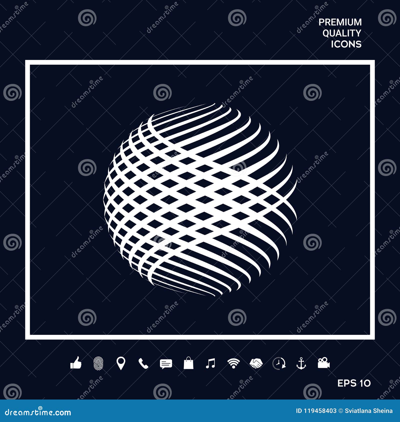 Conception De LOGO Symbole De La Terre Illustration de Vecteur ...