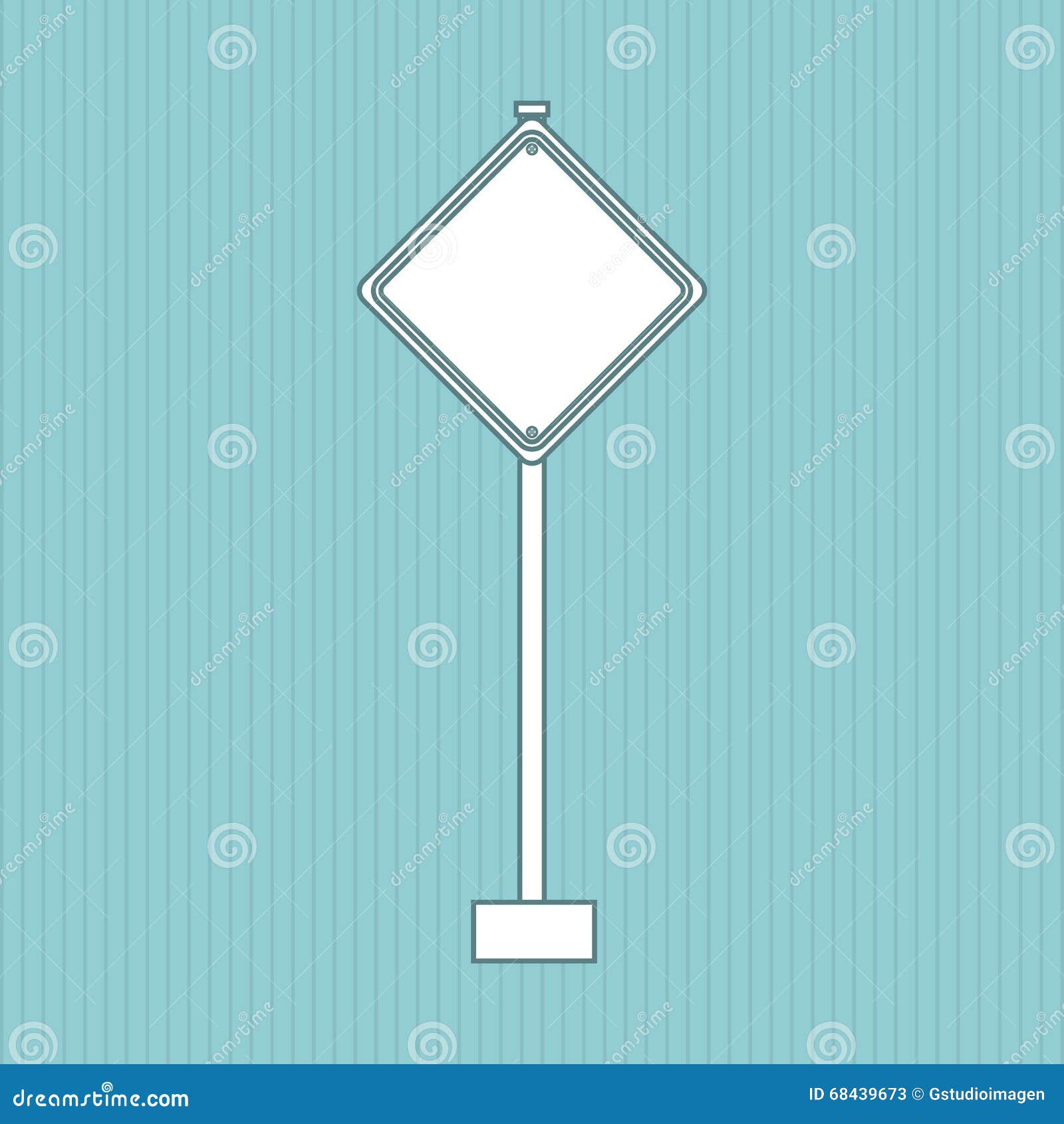 Conception De Poteau De Signalisation Illustration Stock - Illustration ...