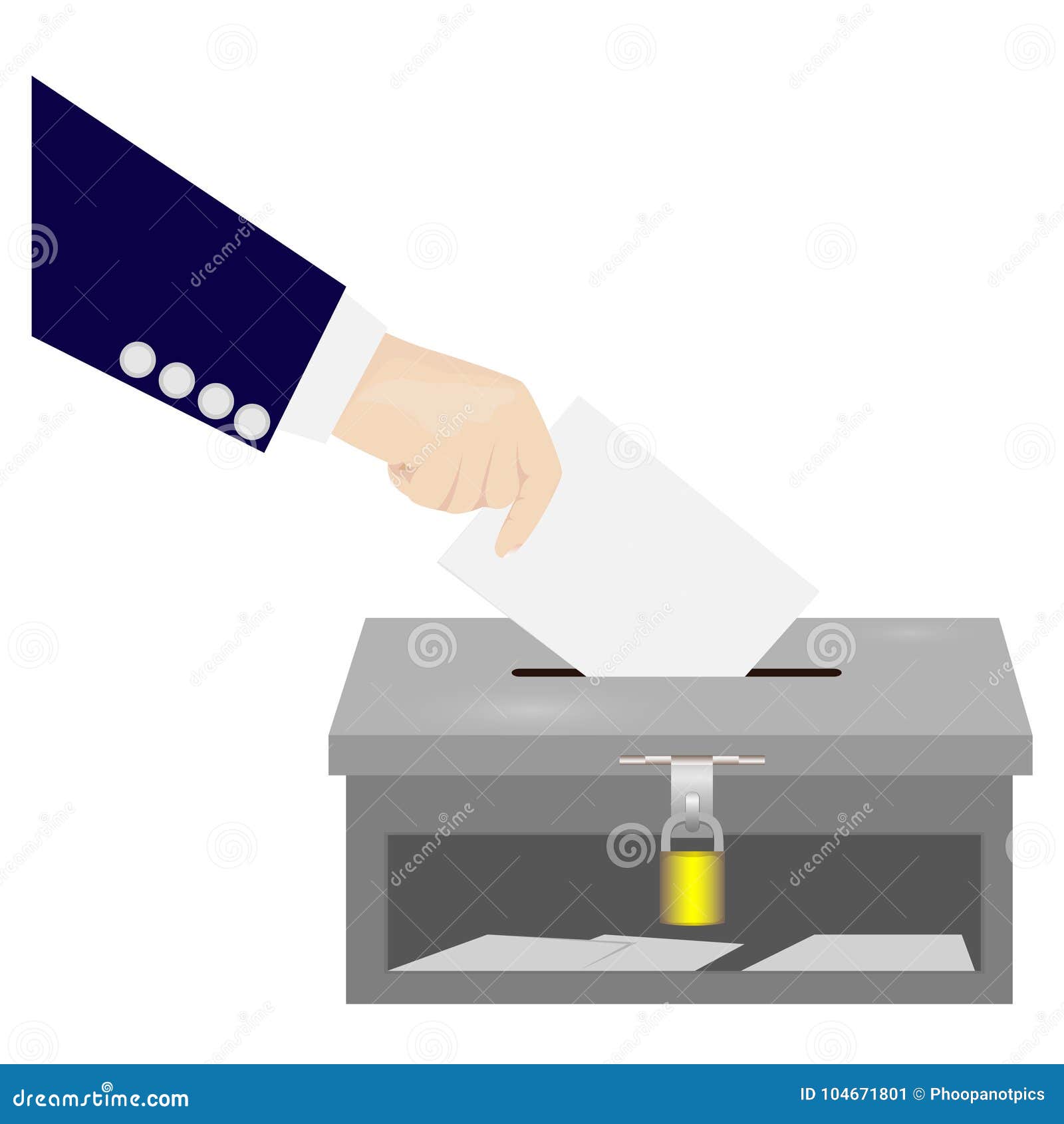 Conception De Symbole De Vote Illustration Stock - Illustration du ...