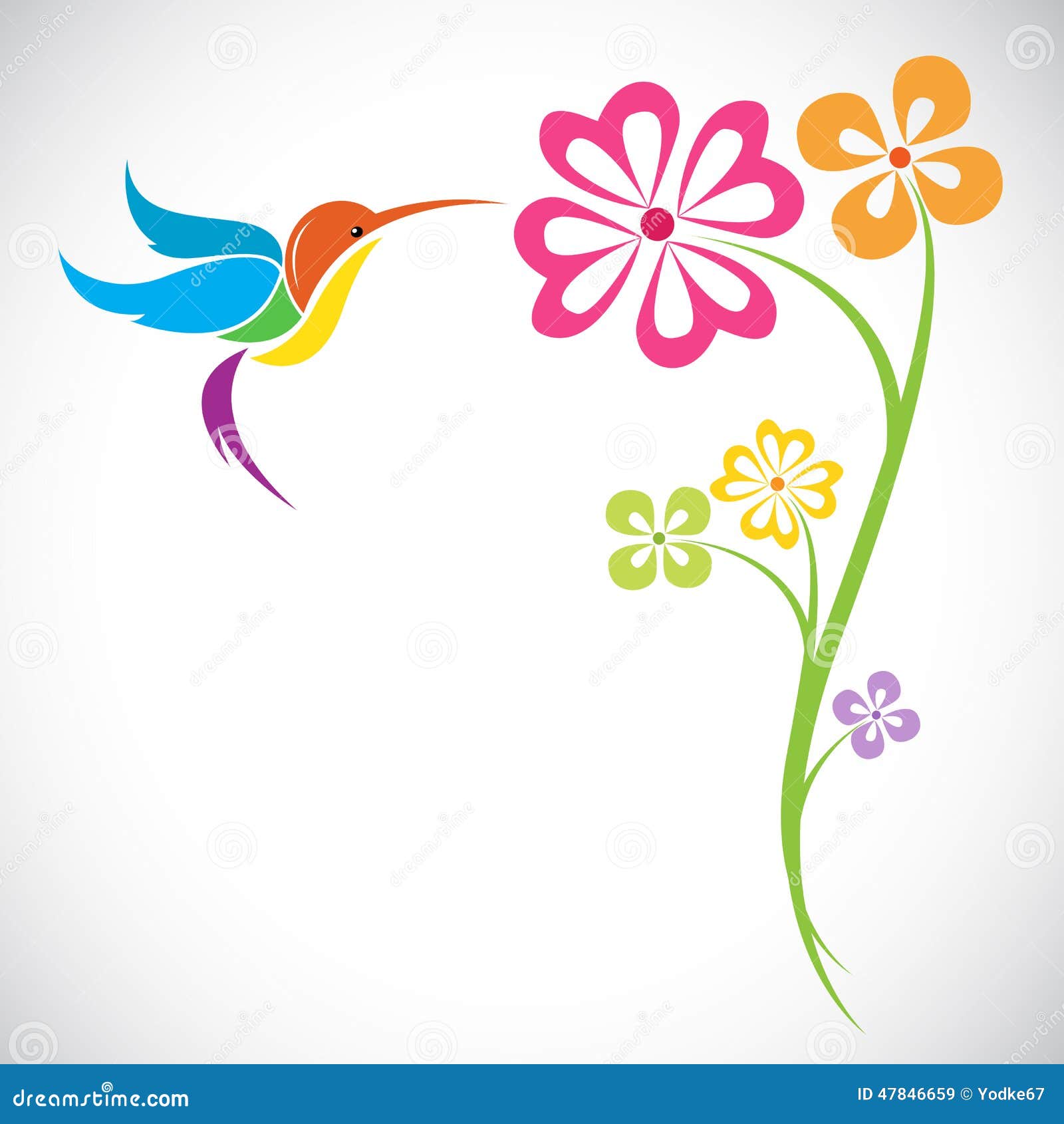 Conception De Vecteur De Colibri Et De Fleurs Illustration de Vecteur ... Conception De Vecteur De Colibri Et De Fleurs Illustration de Vecteur ...
