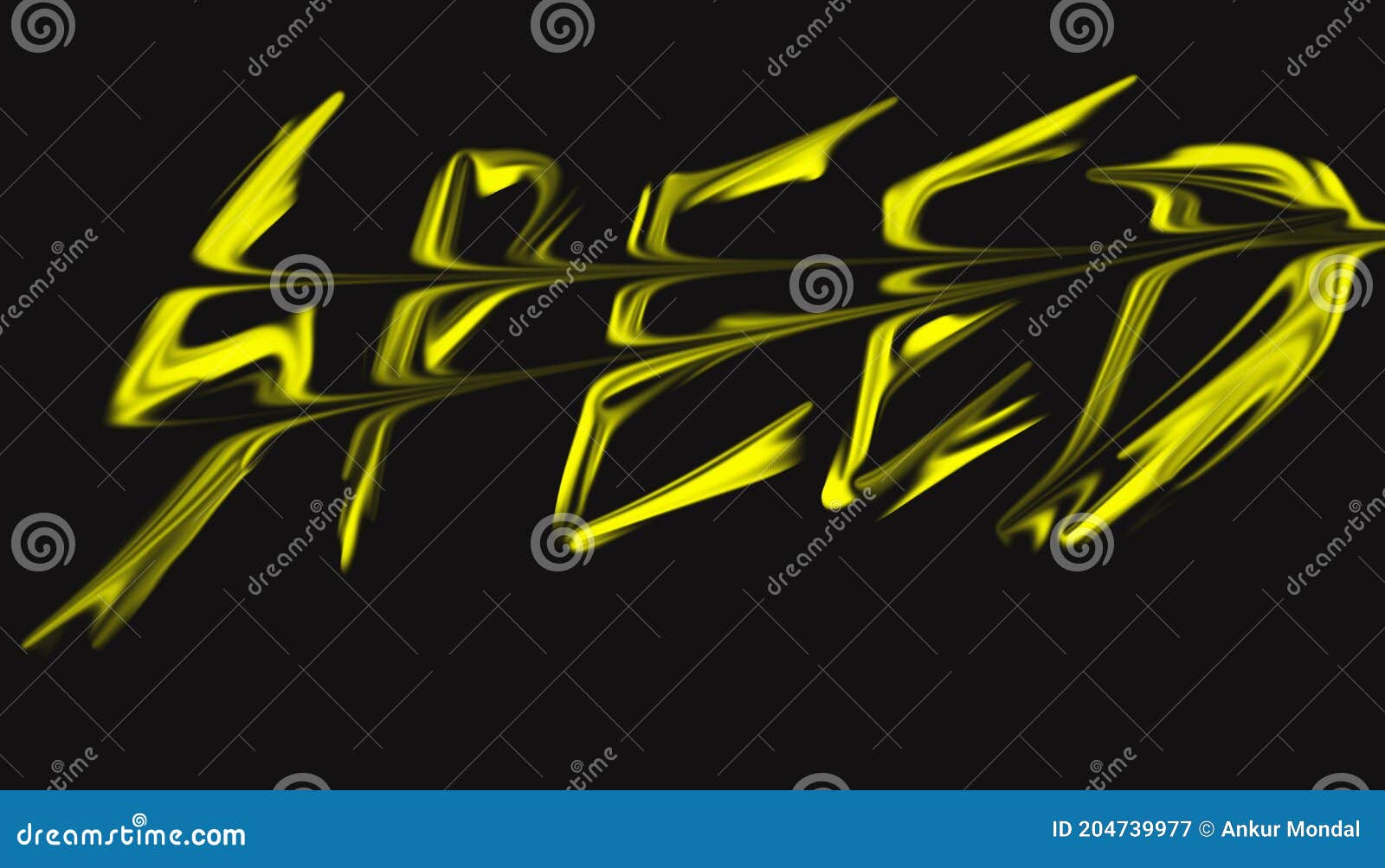 Conception Des Textes De Vitesse Marquant Avec Des Lettres De ...