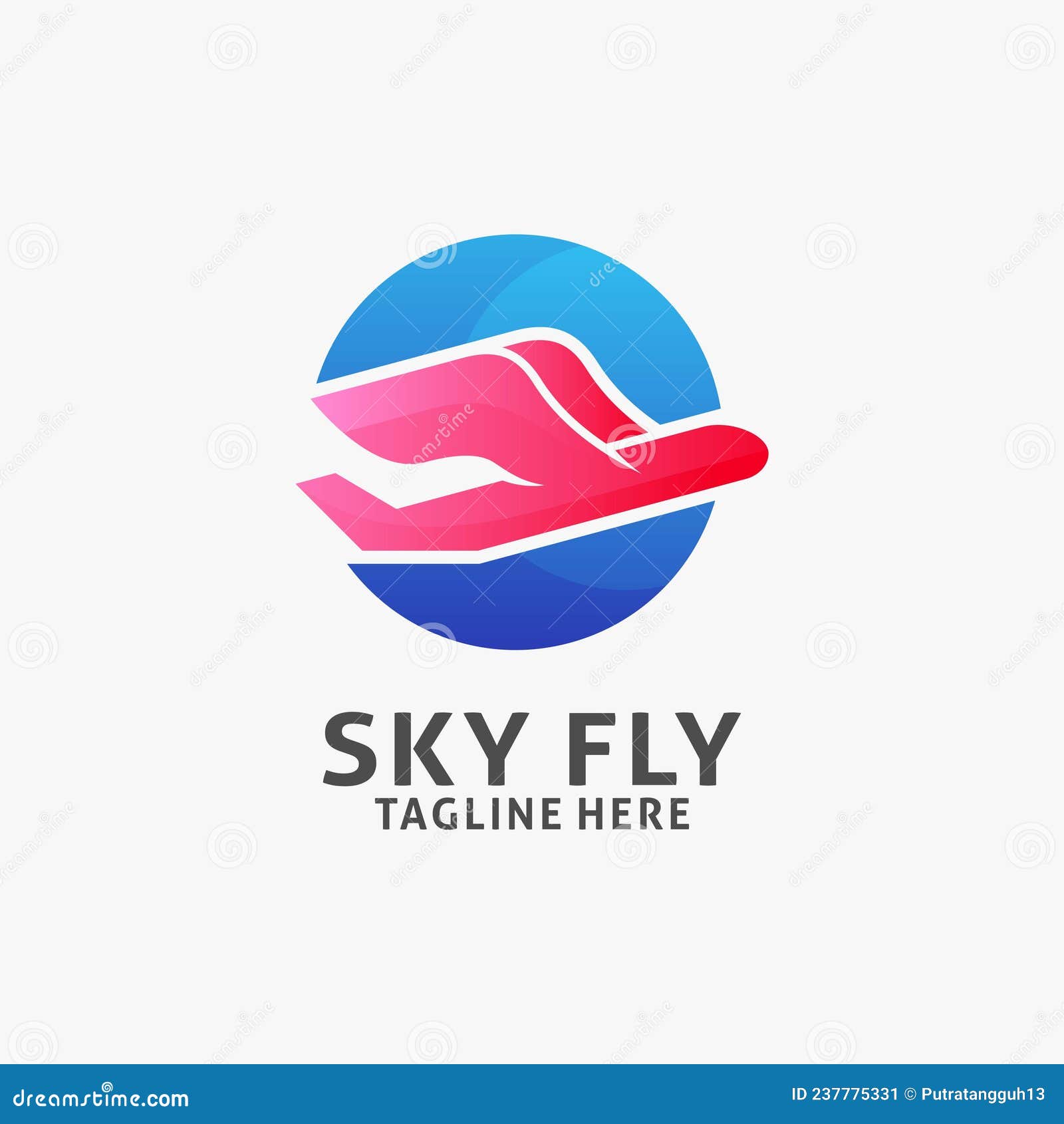 Conception Du Logo De Vol D'avion Illustration de Vecteur ...