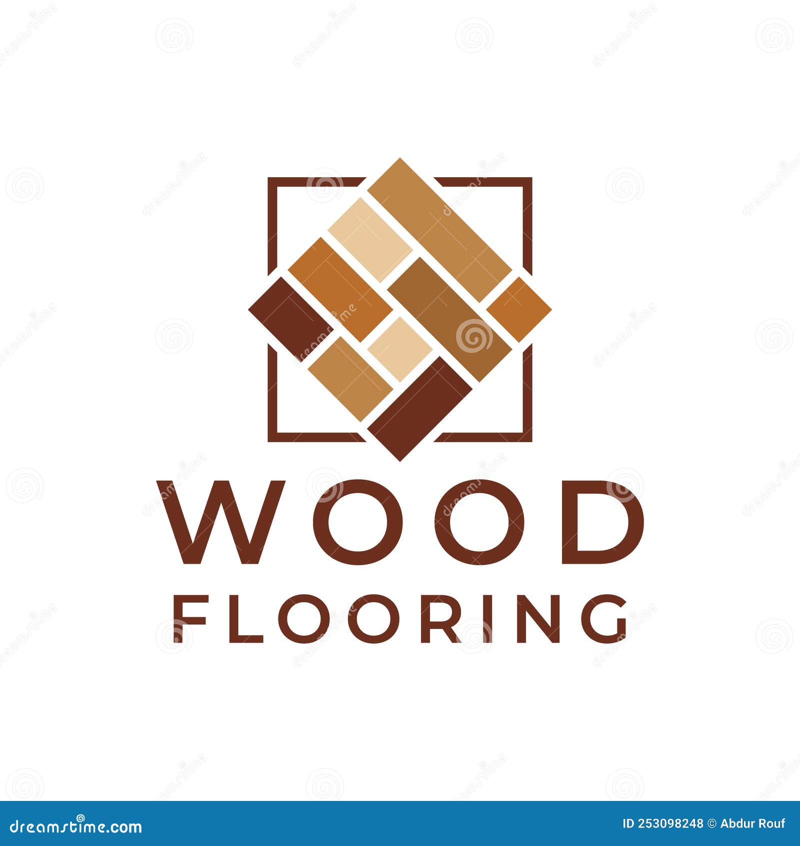 Conception Du Logo Du Parquet Illustration de Vecteur - Illustration du ...