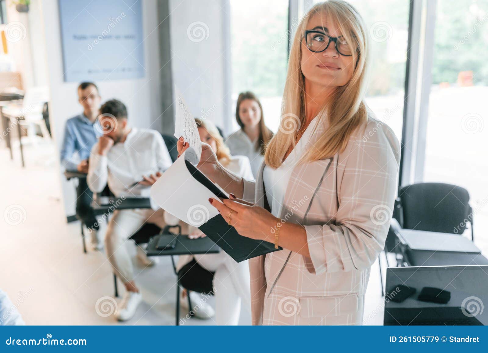 Conception of Education and Master Class. Group of Professional ...