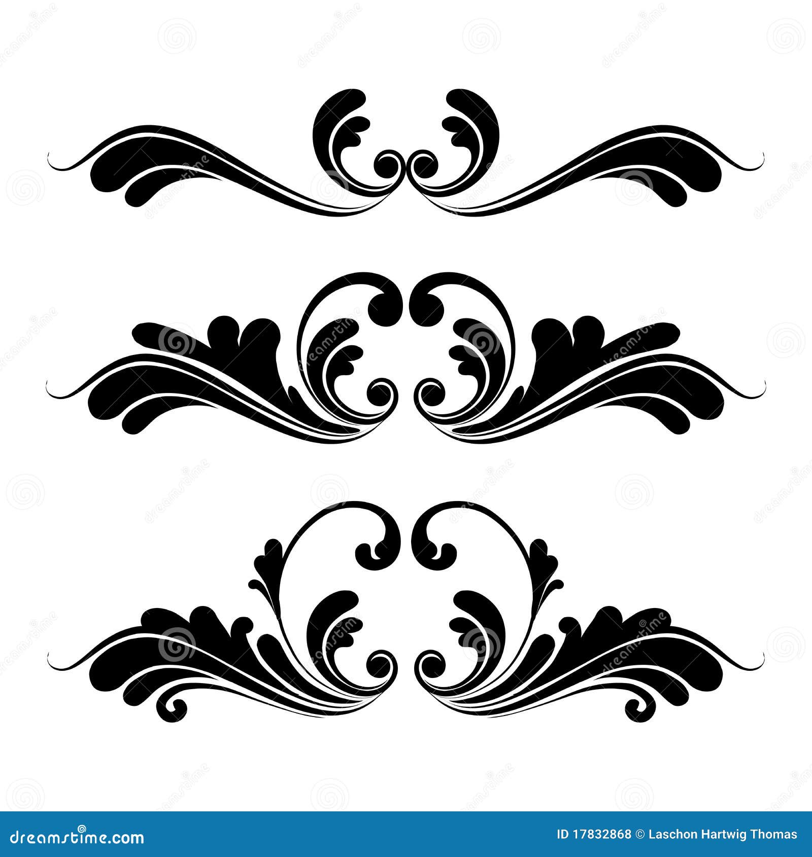 Conception Graphique D'ornements Floraux Illustration de Vecteur ...