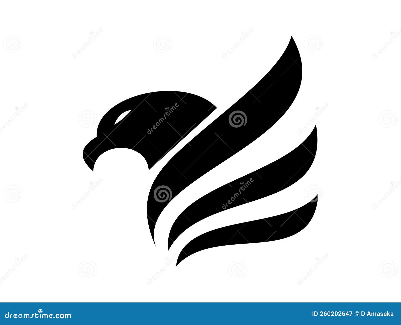 Conception Vectorielle Du Logo De L'aigle Illustration de Vecteur ...