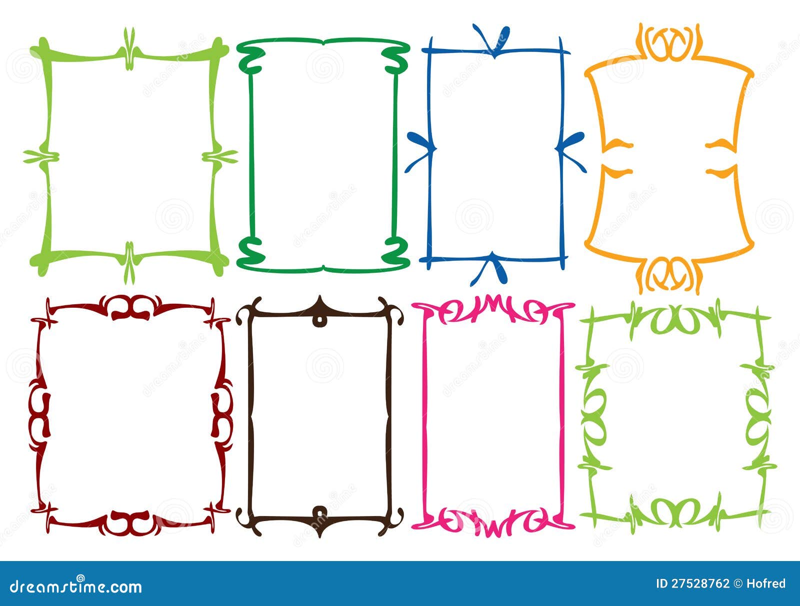 Conceptions Simples De Cadre Illustration de Vecteur - Illustration du ...