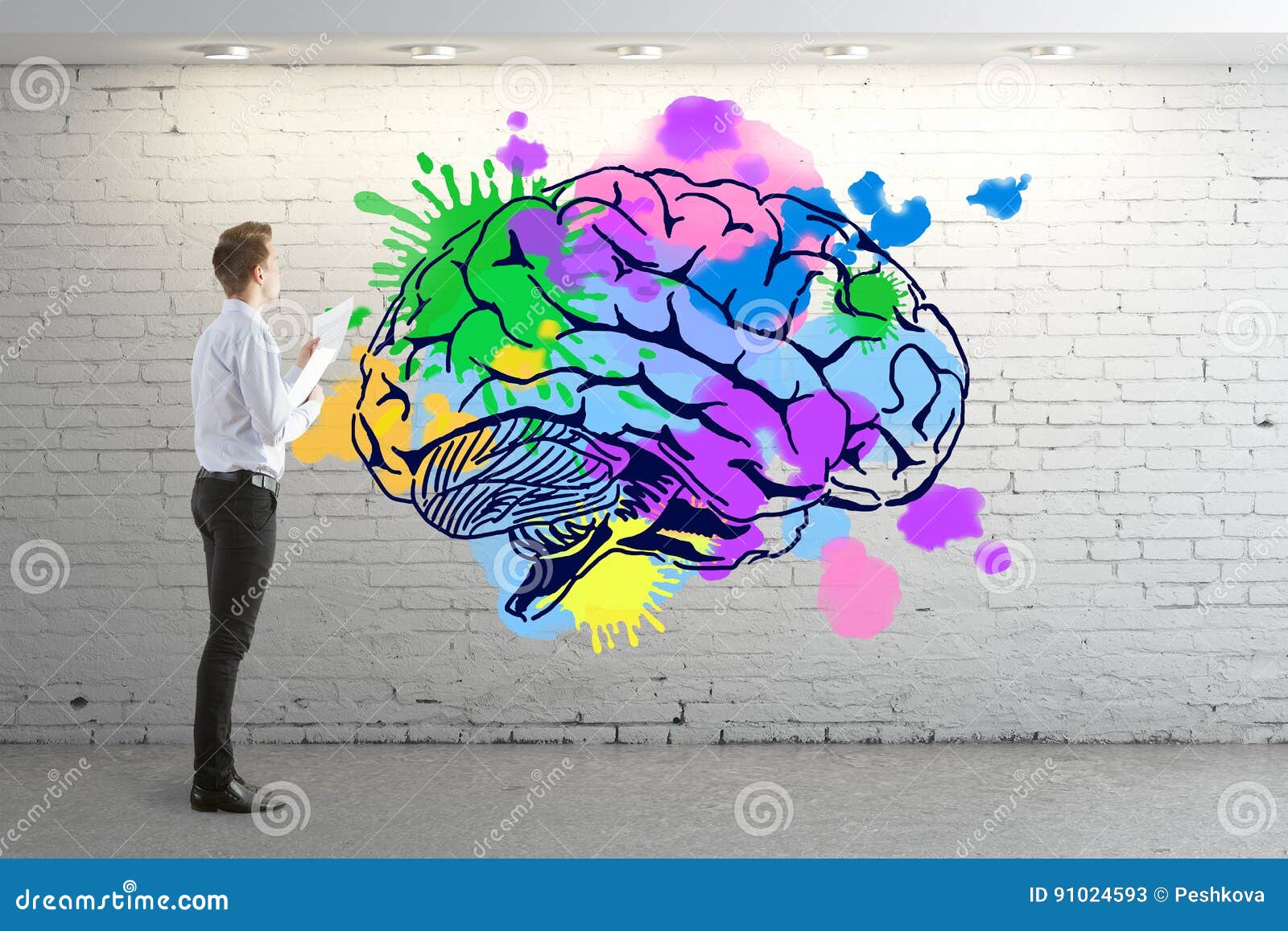 Concepto Creativo De La Mente Imagen de archivo - Imagen de mente ...