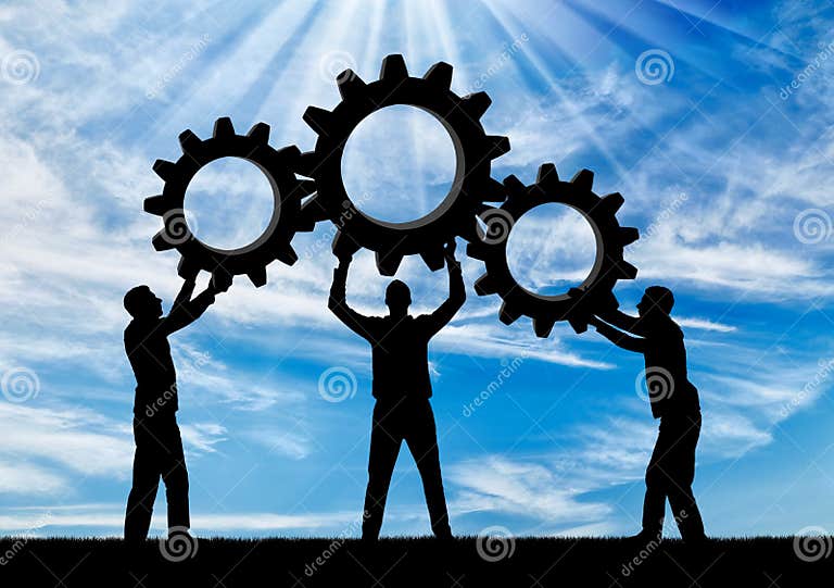 Concepto De Beneficio Mutuo Foto de archivo - Imagen de unidad ...