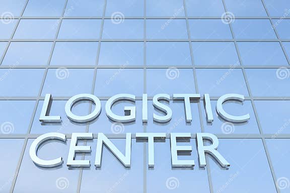 Concepto De Centro Logístico Stock de ilustración - Ilustración de ...