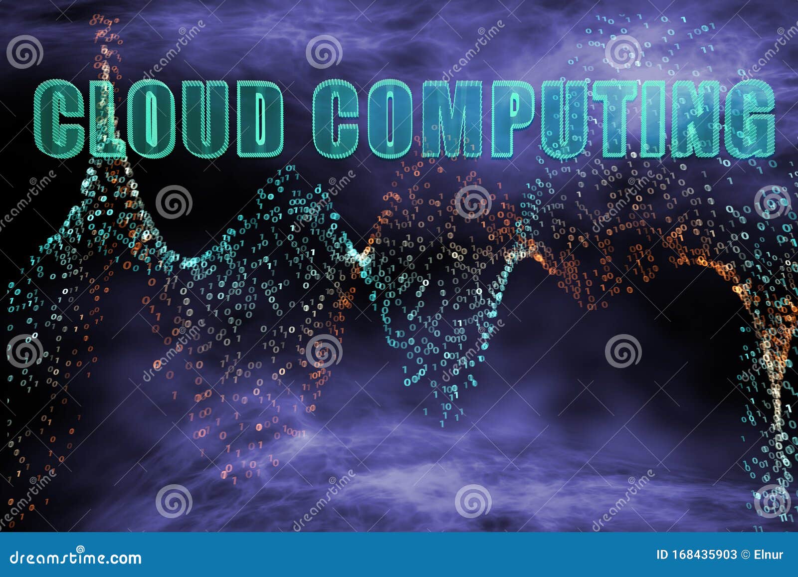 Concepto De Cloud Computing De TI Stock de ilustración - Ilustración de seguridad, social: 168435903
