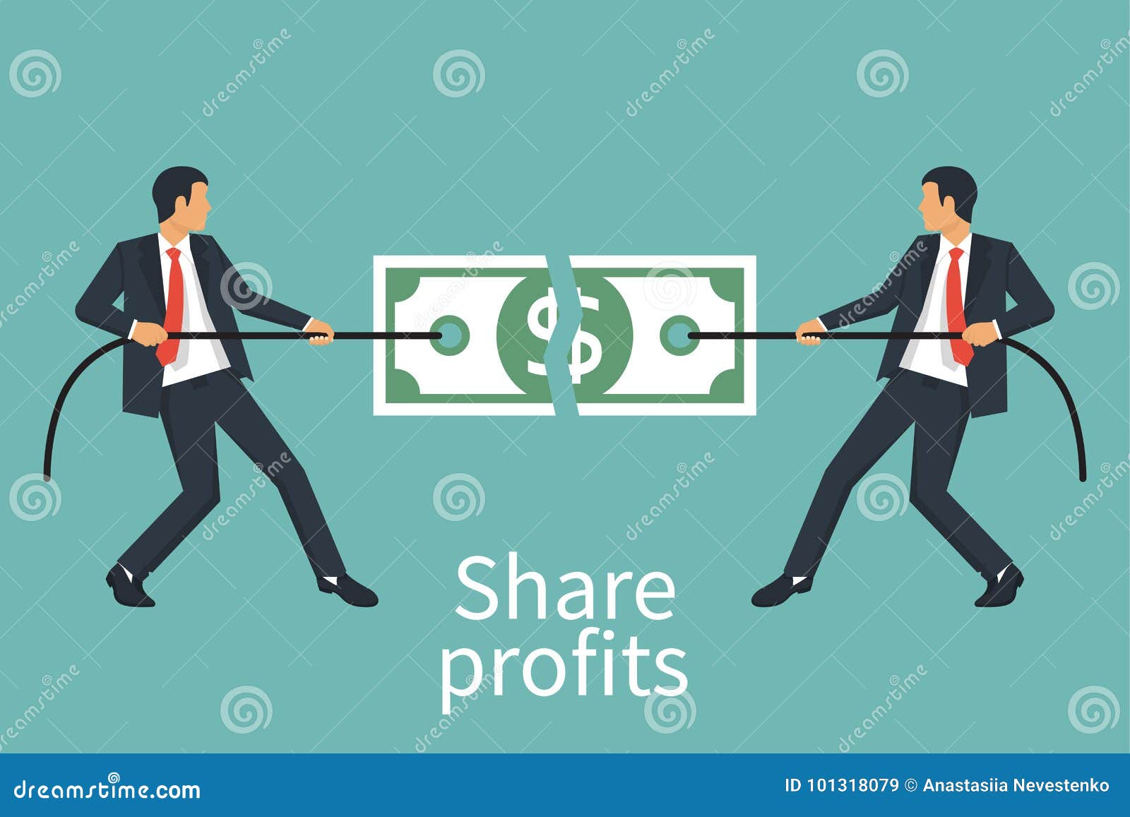 Concepto De Competencia Del Negocio Ilustración del Vector ...