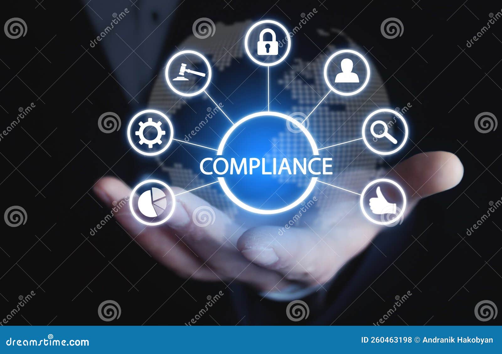 Concepto De Cumplimiento. Concepto De Negocio Stock de ilustración ...