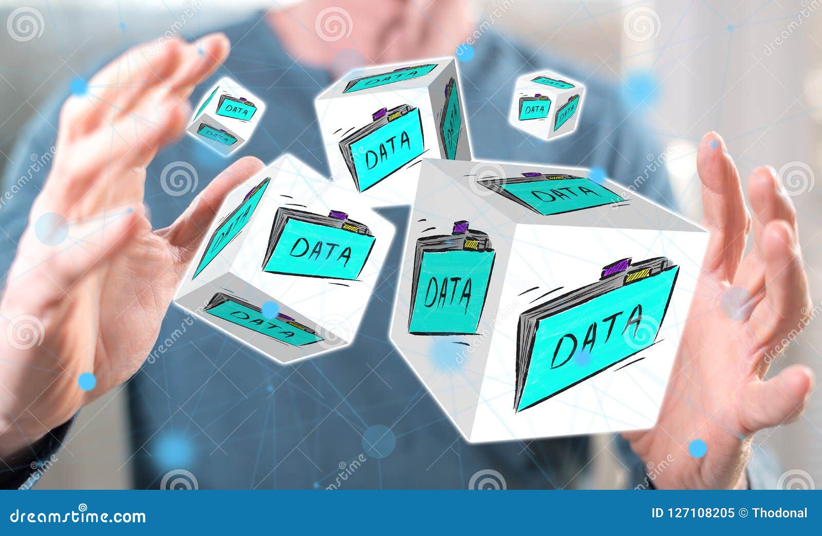 Concepto de datos imagen de archivo. Imagen de concepto - 127108205