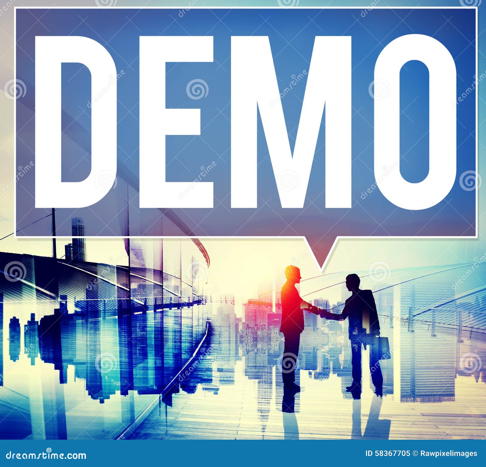 Concepto De Demo Preview Trailer Trial Ideal Imagen de archivo - Imagen ...