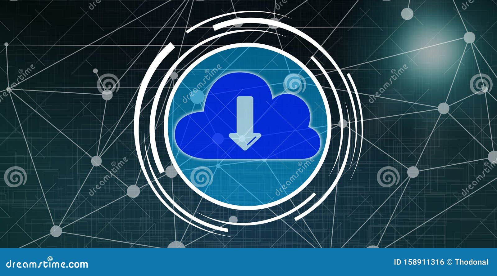 Concepto De Descarga De Datos Stock de ilustración - Ilustración de ...