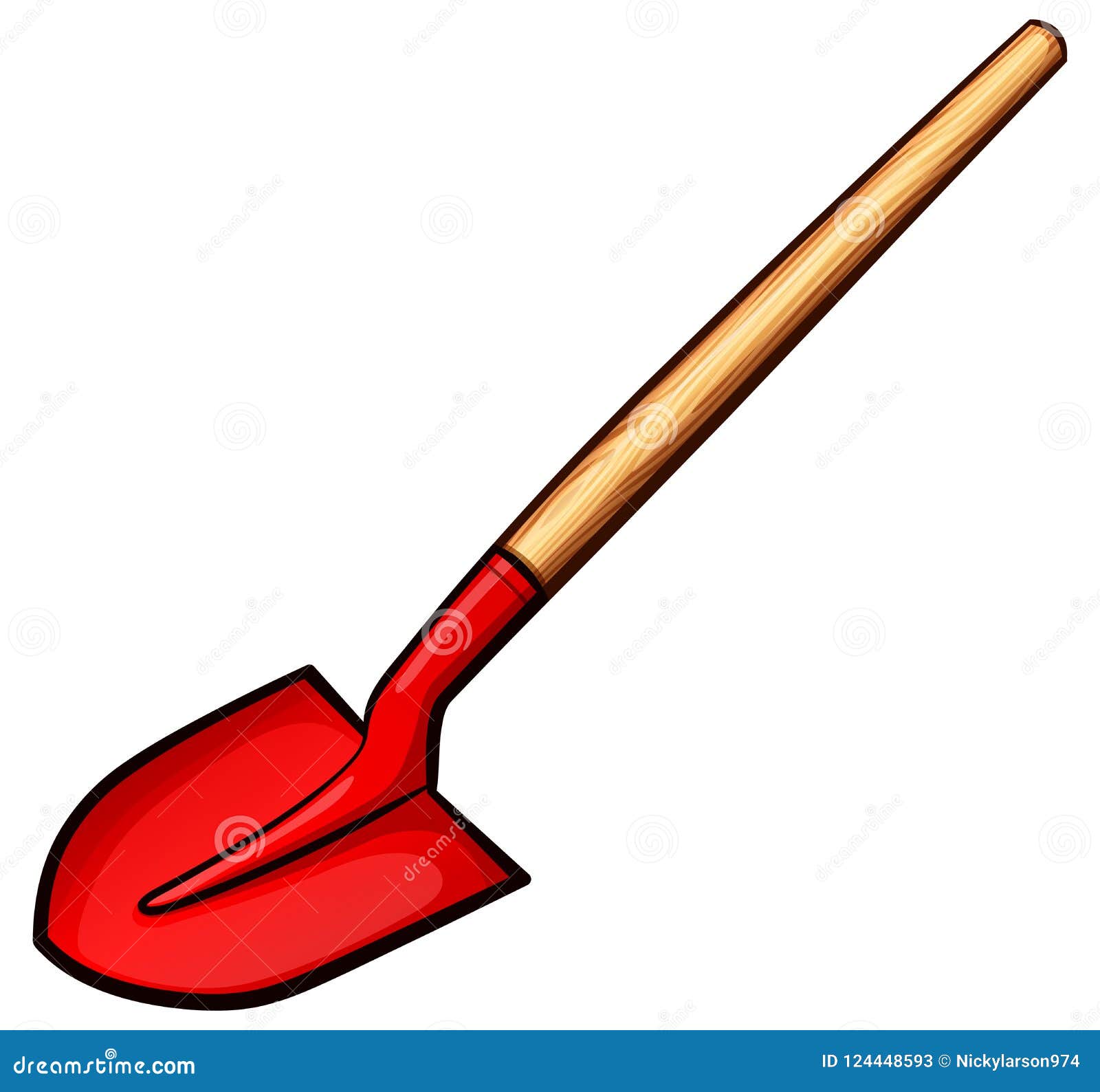 Concepto De Diseño Del Color De La Pala Del Vector Ilustración del ...