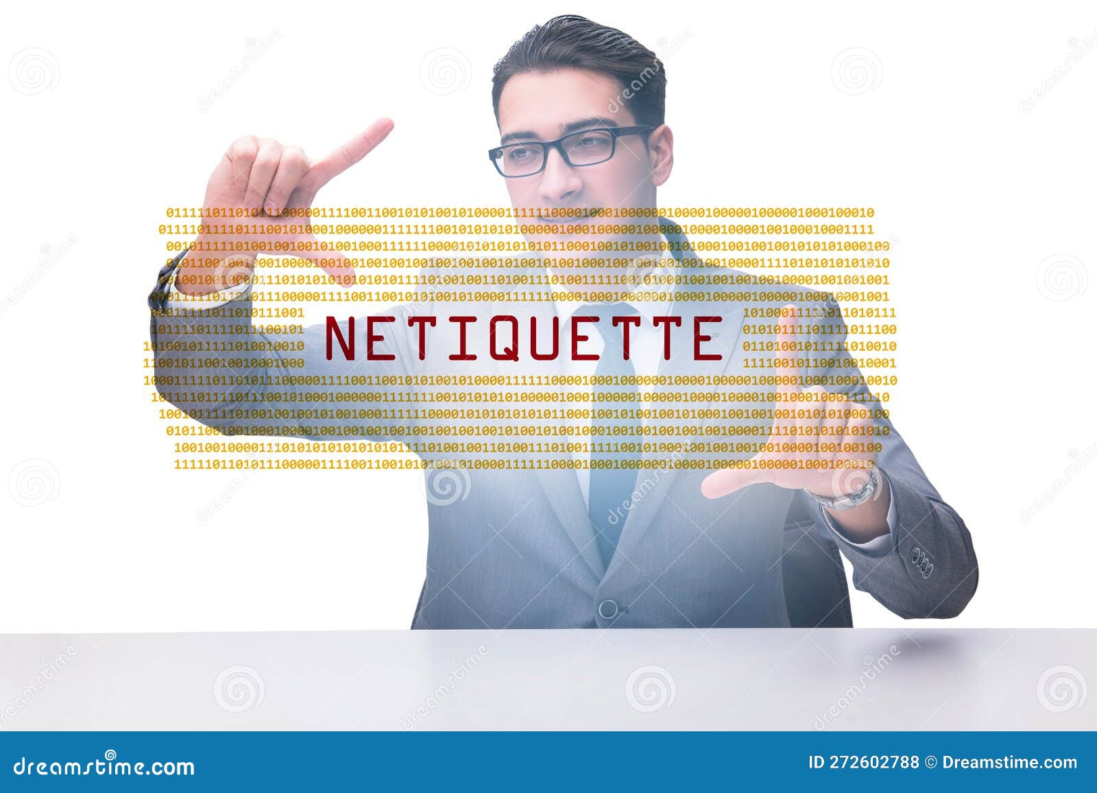 Concepto De Etiqueta Y Netiquette Foto de archivo - Imagen de mensaje ...