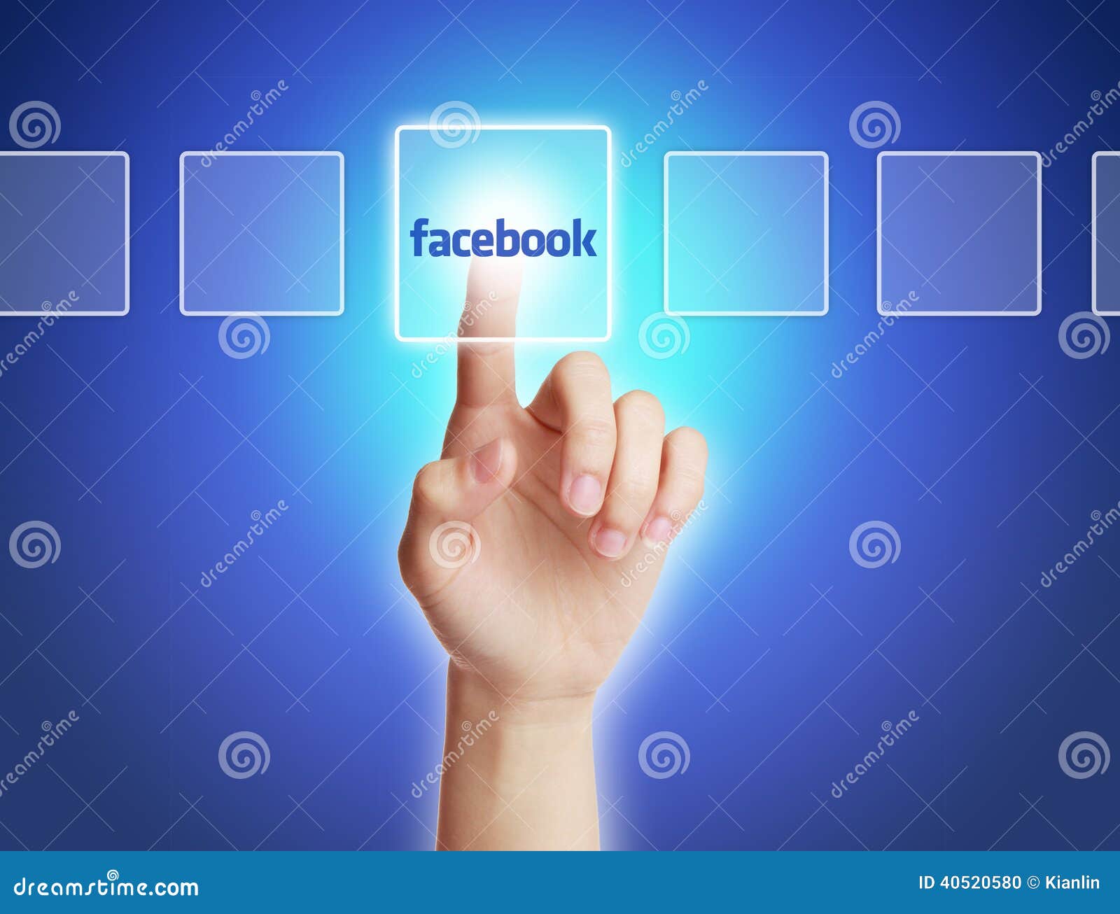 Concepto de Facebook imagen editorial. Imagen de medio - 40520580