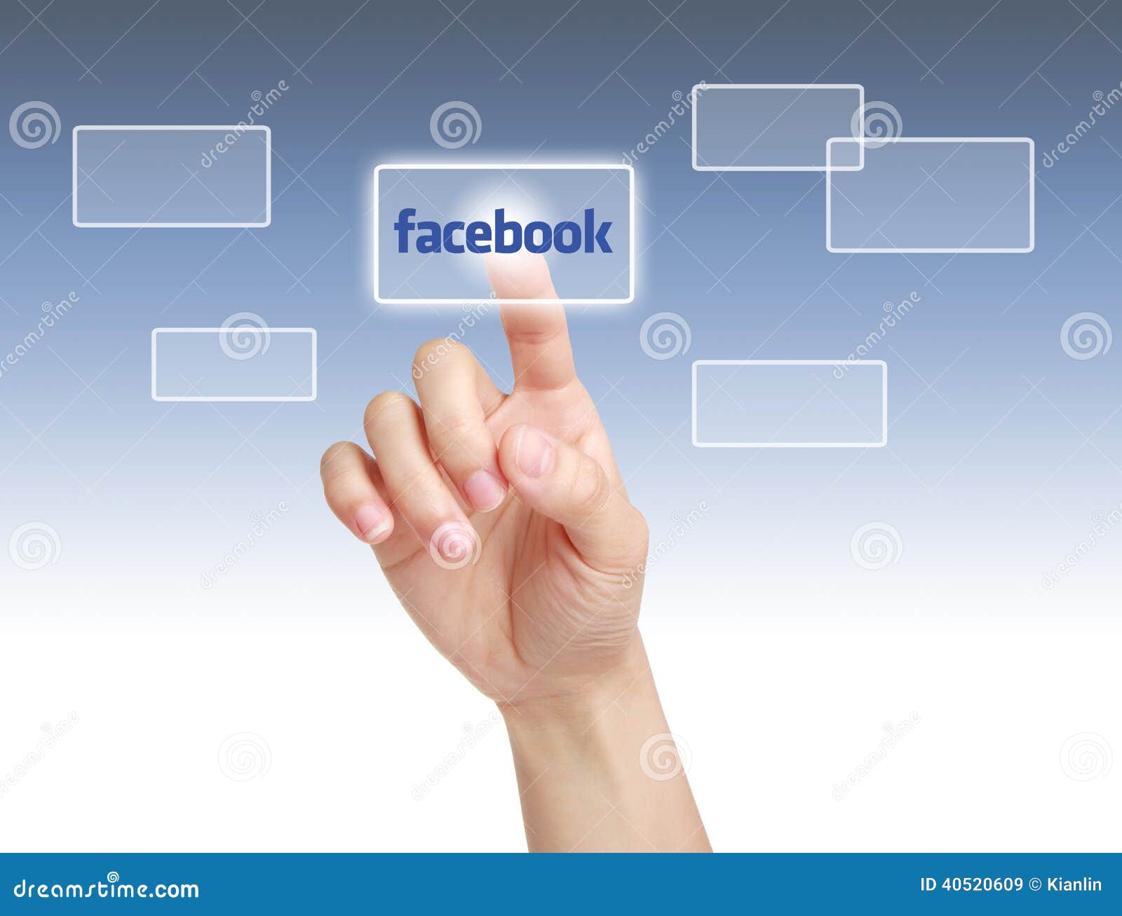 Concepto de Facebook imagen de archivo editorial. Ilustración de dedo ...