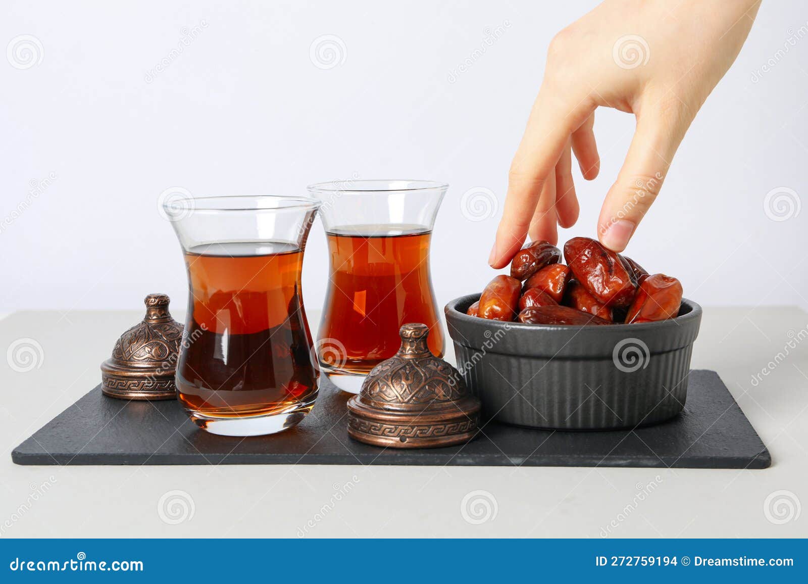 Concepto De Fechas De Comida Dulce Y Sabrosa Foto de archivo - Imagen ...