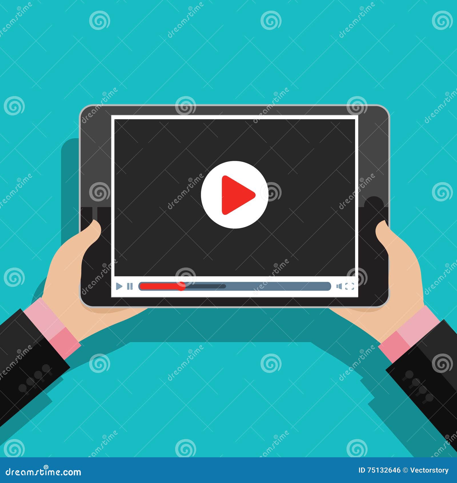 Concepto de fluir ilustración del vector. Ilustración de digital - 75132646