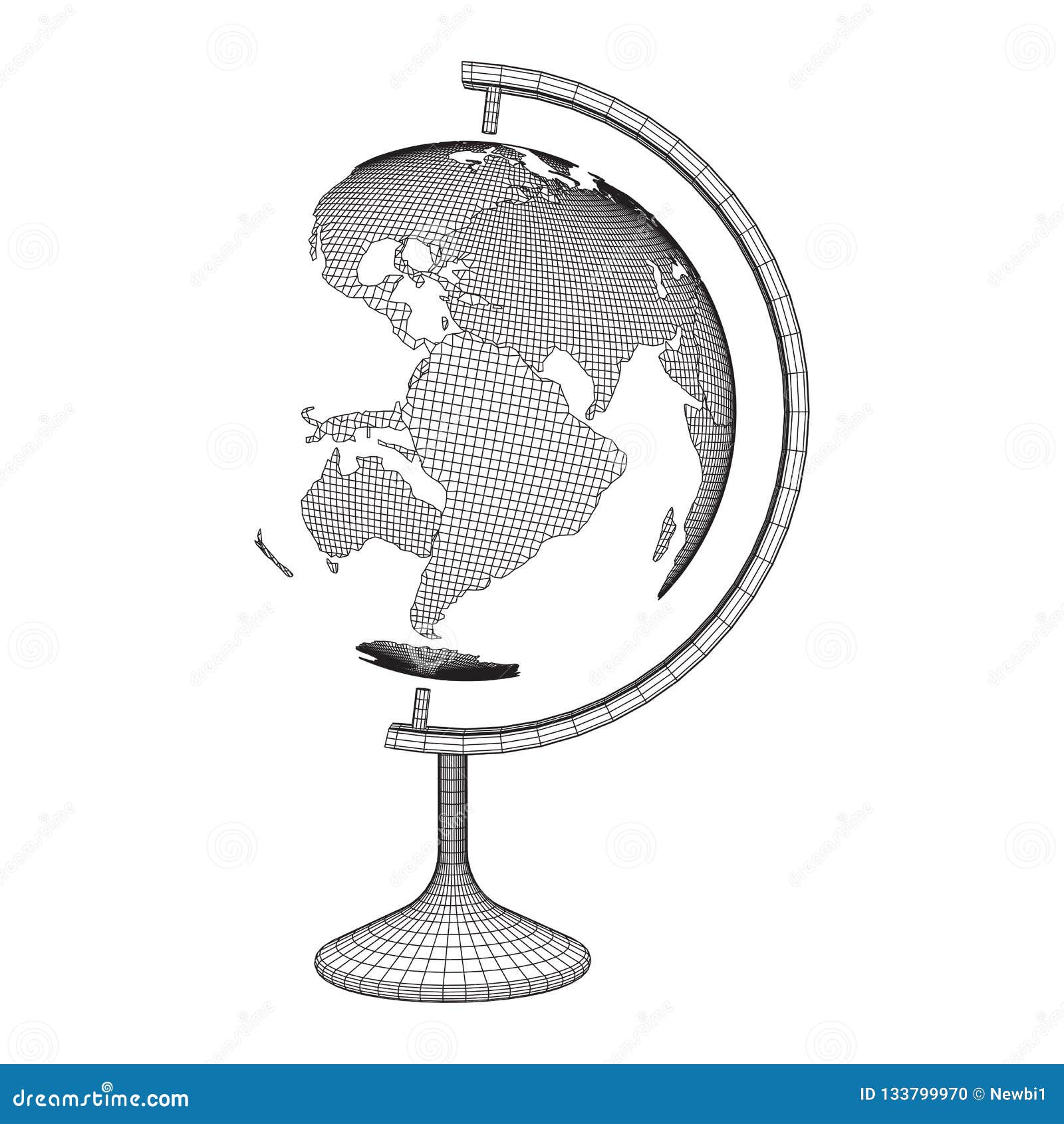 Concepto de Globus Vector ilustración del vector. Ilustración de tierra ...