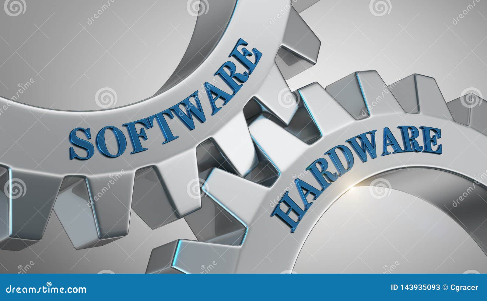 Concepto De Hardware Del Software Stock de ilustración - Ilustración de ...
