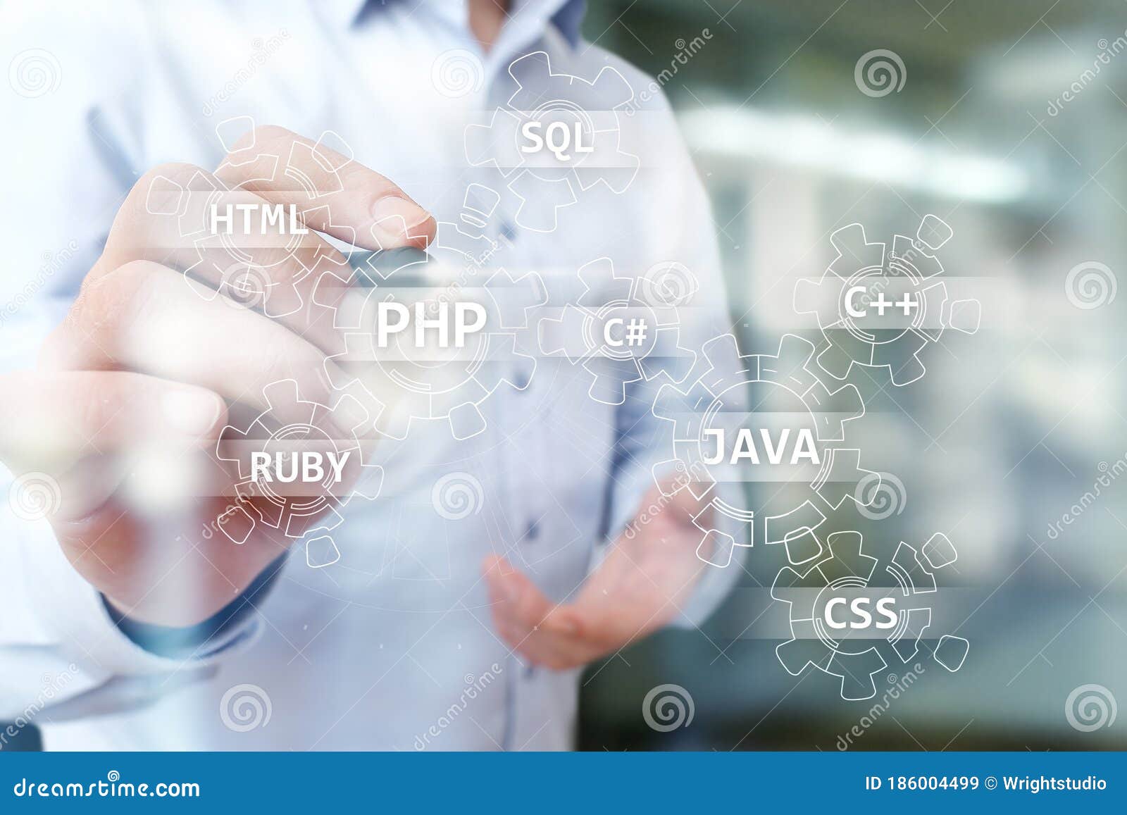 Concepto De Herramientas De Desarrollo Web En Pantalla Virtual ...