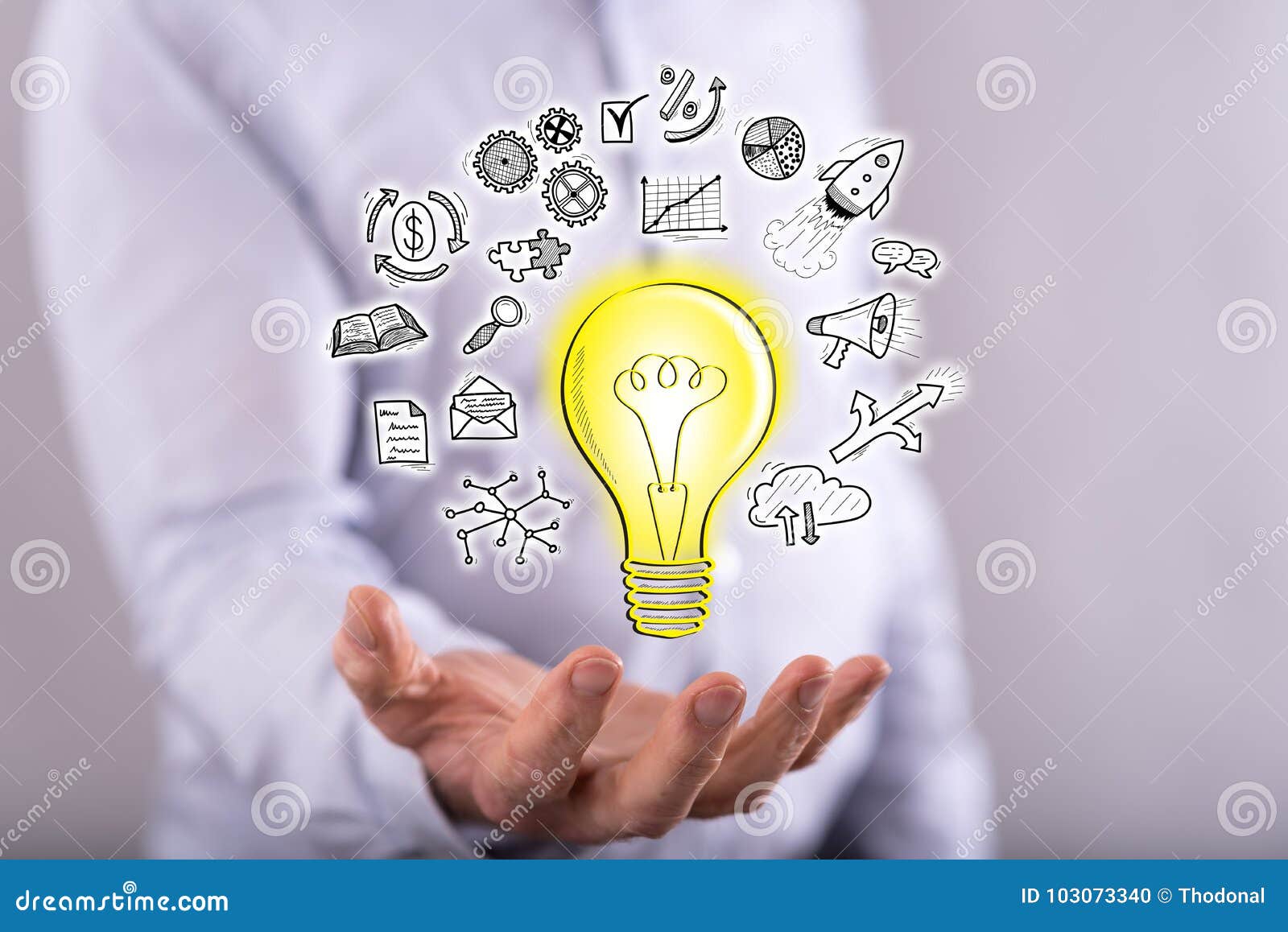 Concepto De Idea Innovadora Foto de archivo - Imagen de éxito, creativo ...