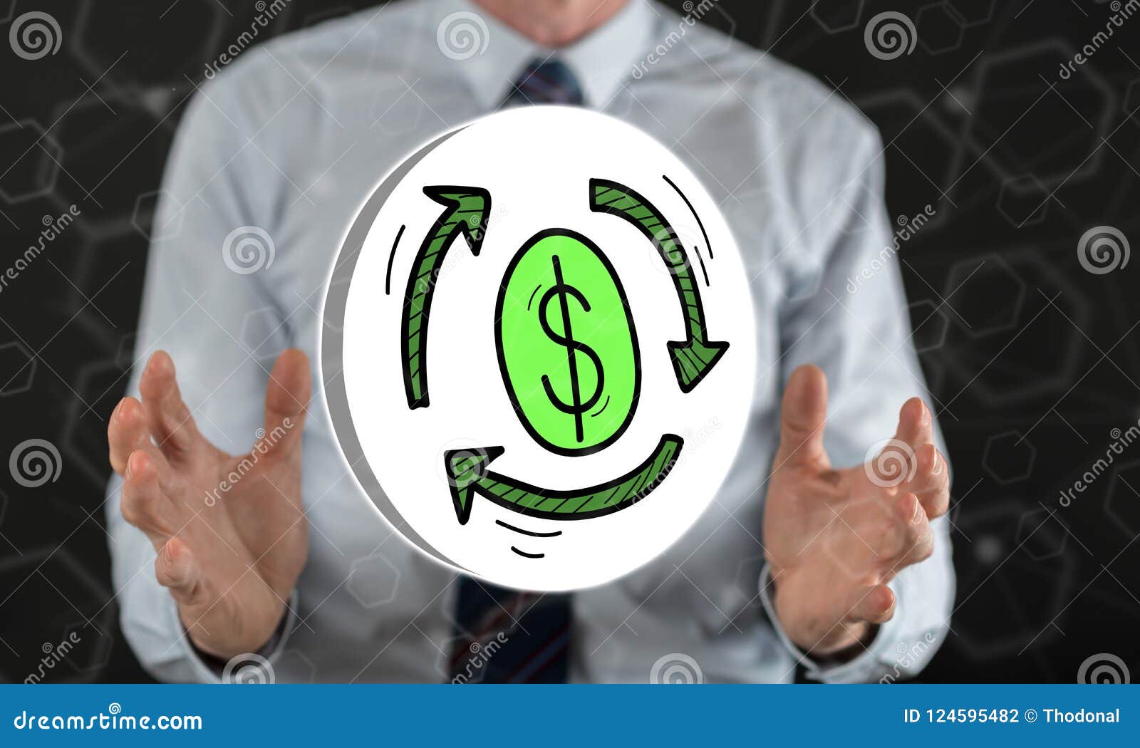 Concepto de intercambio foto de archivo. Imagen de coste - 124595482