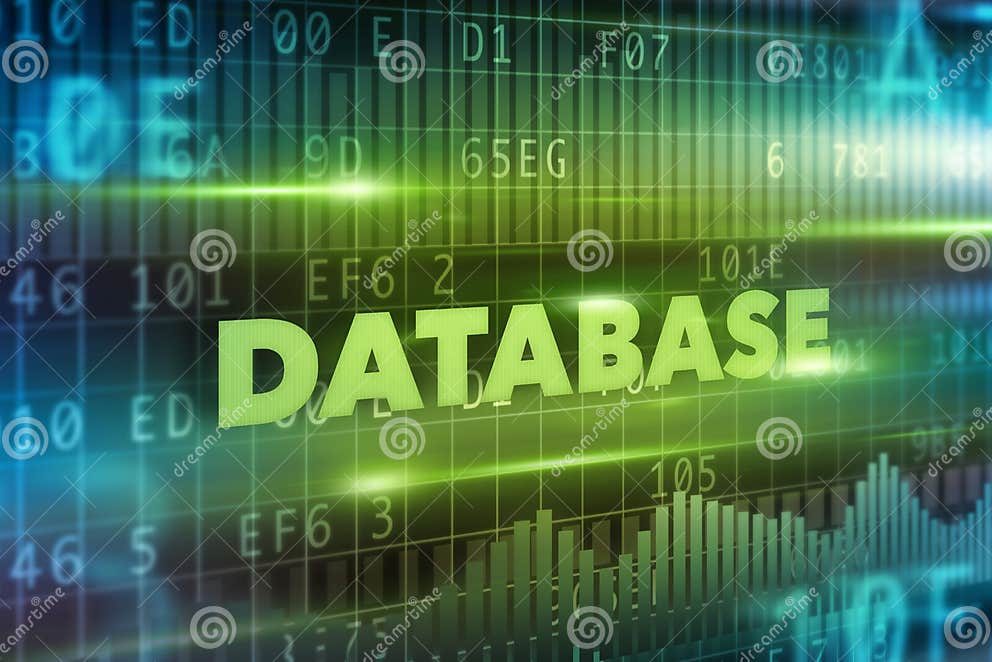 Concepto De La Base De Datos Stock de ilustración - Ilustración de ...