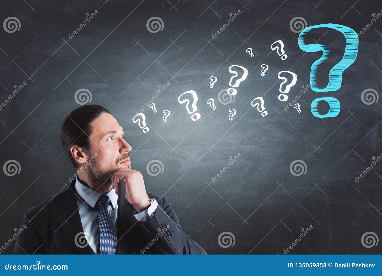 Concepto De La Duda Y De La Pregunta Foto de archivo - Imagen de idea ...