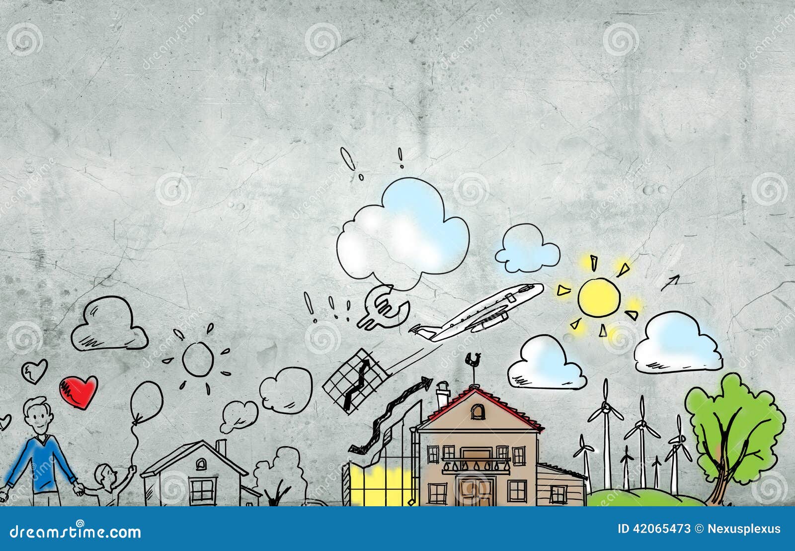 Concepto De La Forma De Vida Stock de ilustración - Ilustración de amor ...