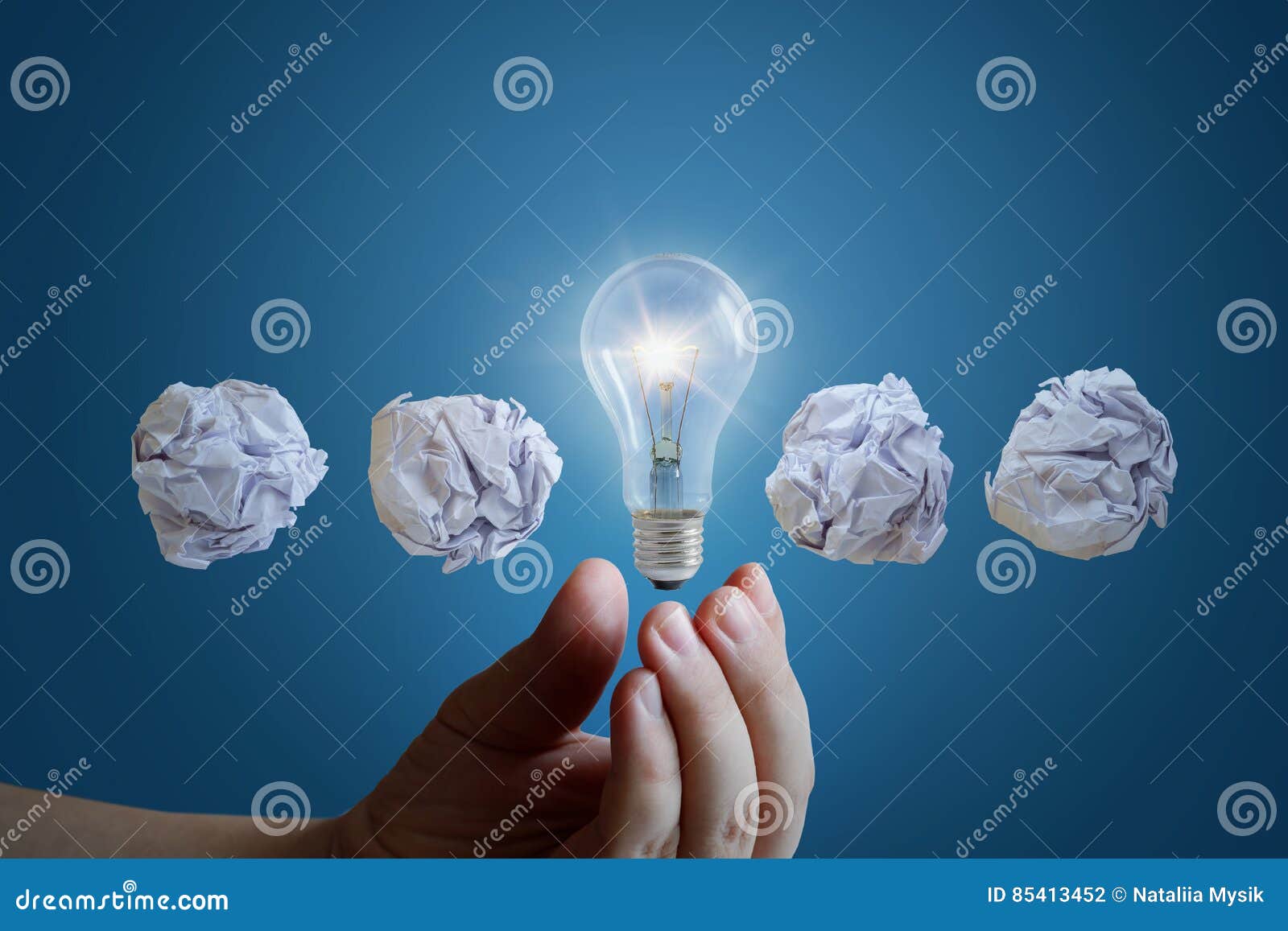 Concepto De La Gran Idea Del Negocio Foto de archivo - Imagen de fondo ...