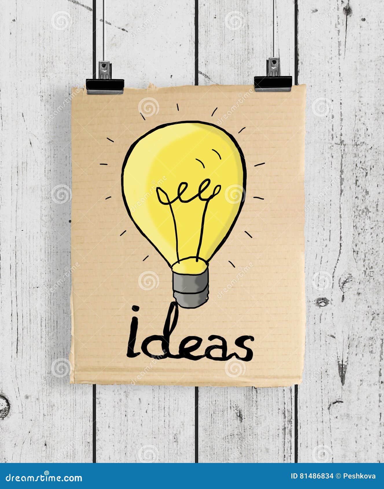 Concepto de la idea stock de ilustración. Ilustración de idea - 81486834