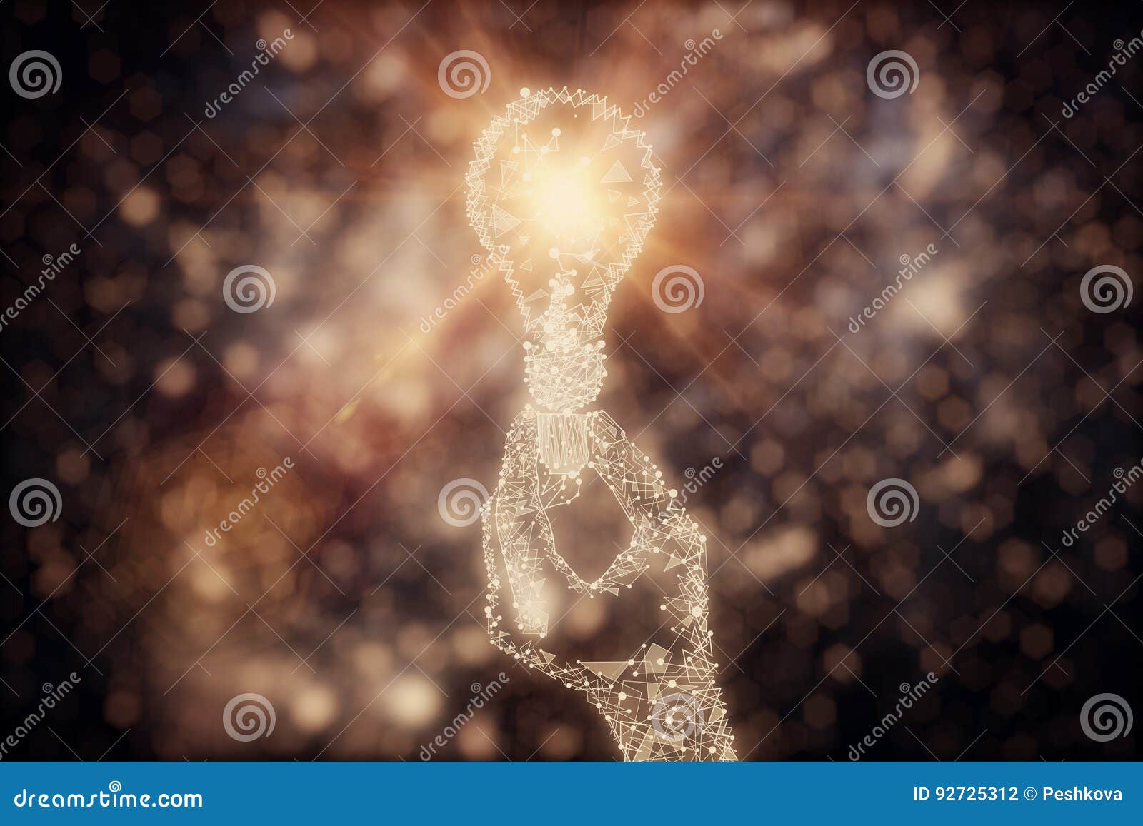 Concepto de la idea stock de ilustración. Ilustración de ciencia - 92725312