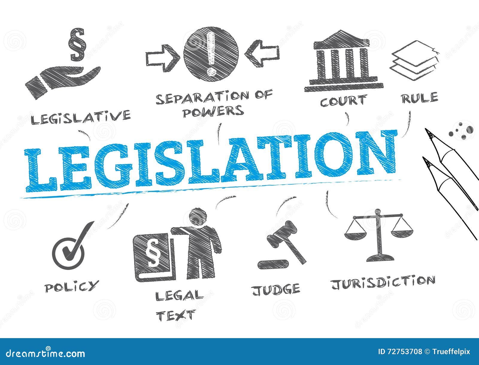 Concepto de la legislación stock de ilustración. Ilustración de paro ...