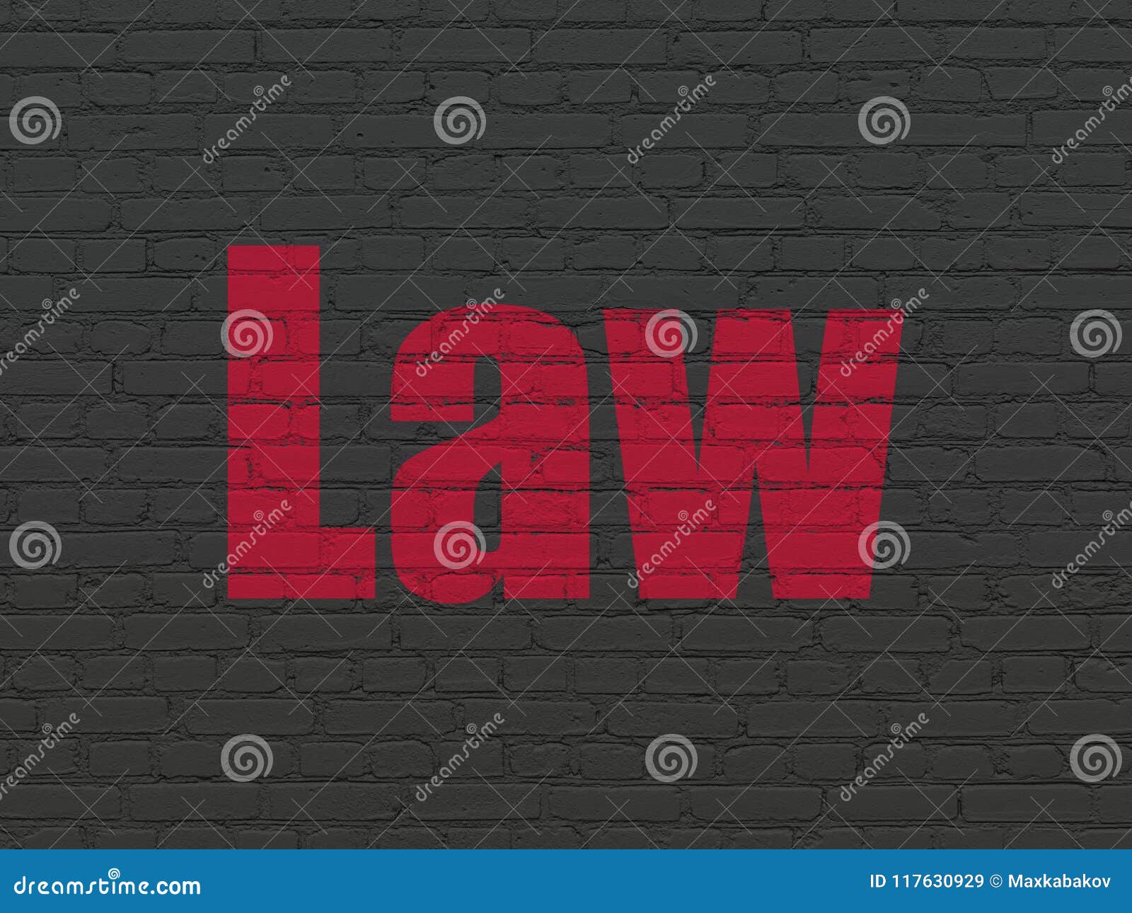 Concepto De La Ley: Ley Sobre Fondo De La Pared Stock de ilustración ...