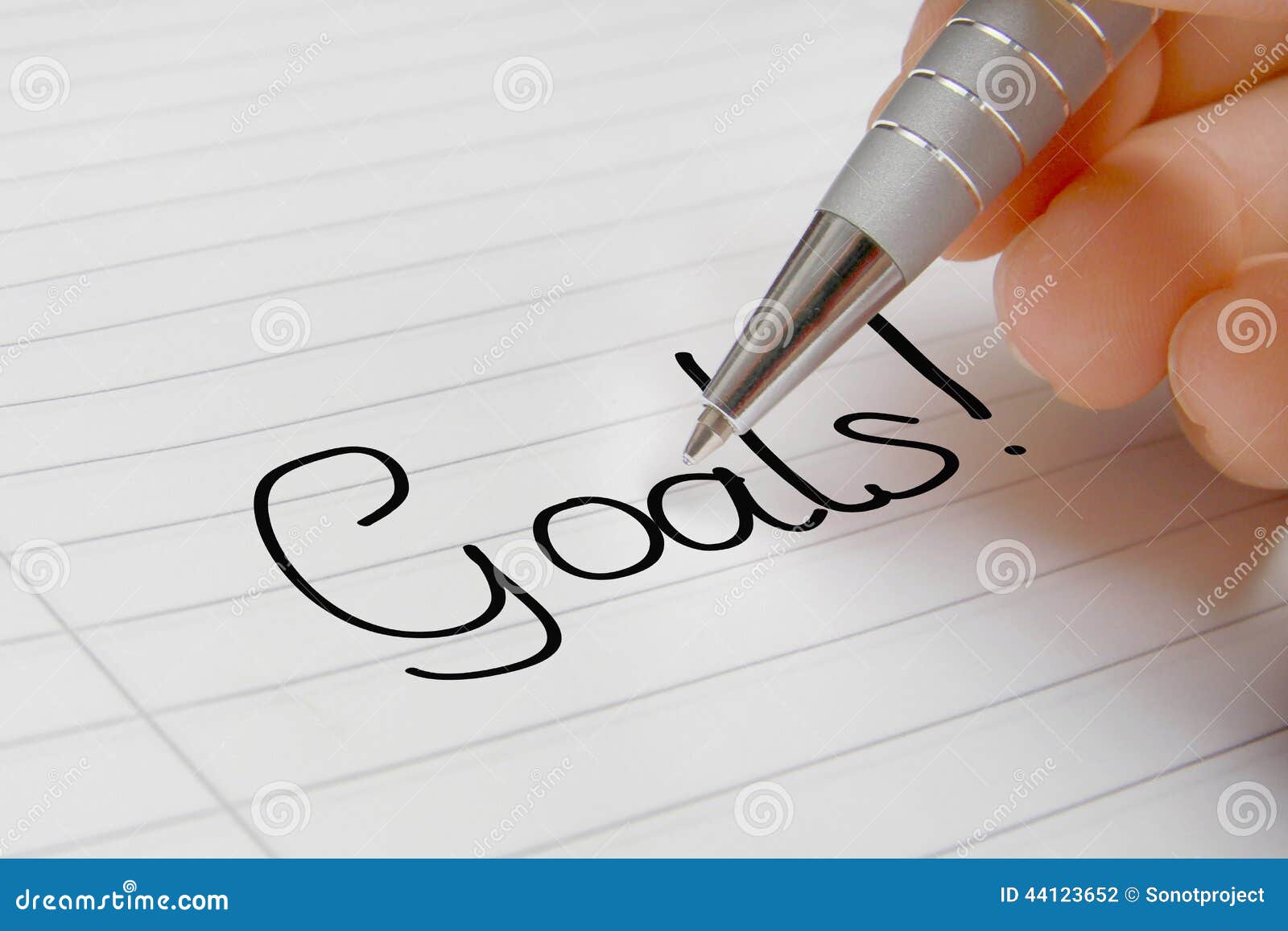 Concepto De La Palabra De Las Metas Foto de archivo - Imagen de alcance ...