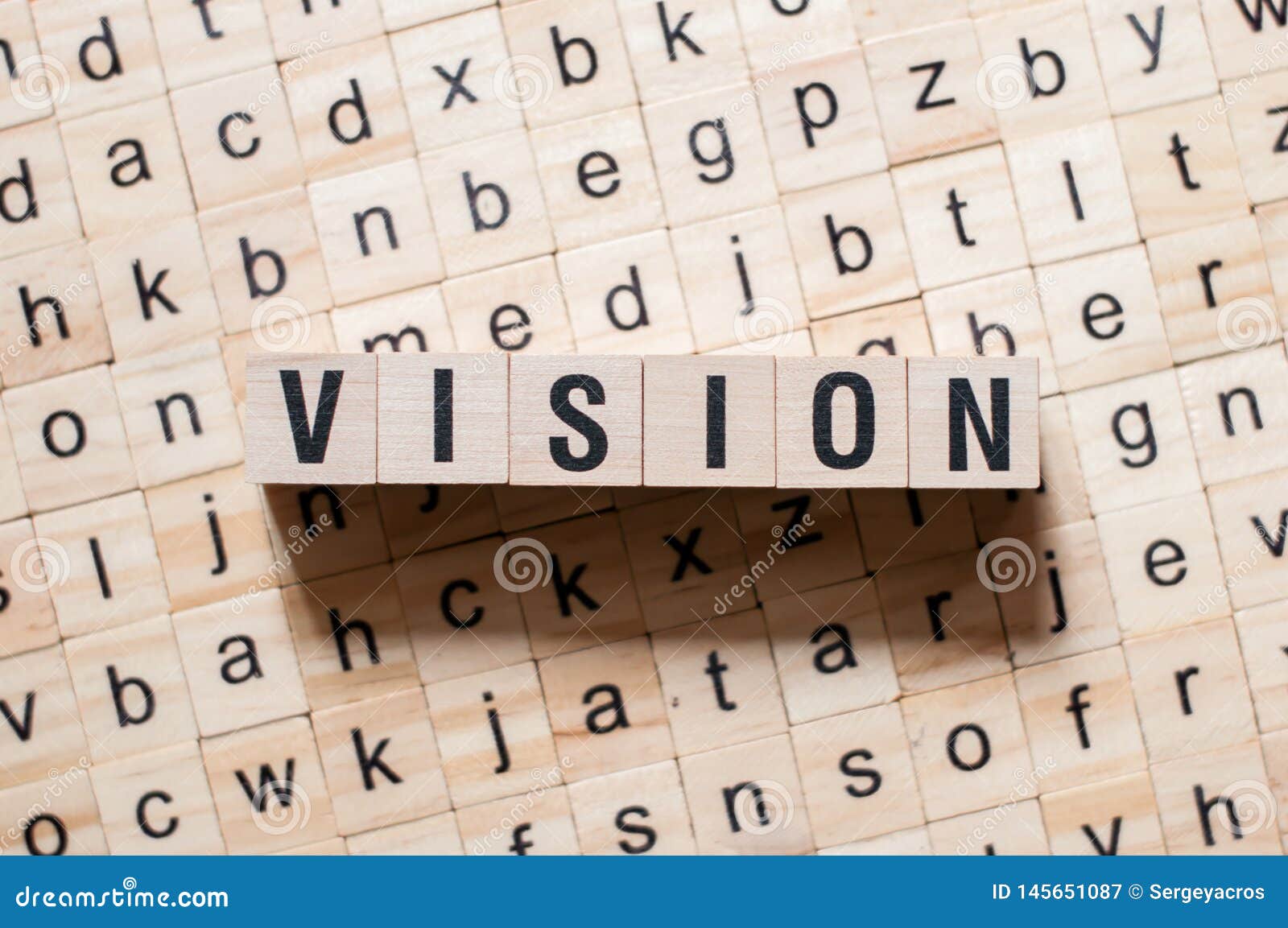 Concepto De La Palabra De Vision Imagen de archivo - Imagen de sociedad ...