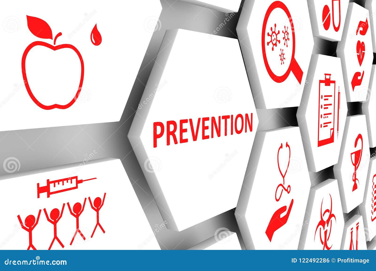 Concepto de la prevención stock de ilustración. Ilustración de salud ...