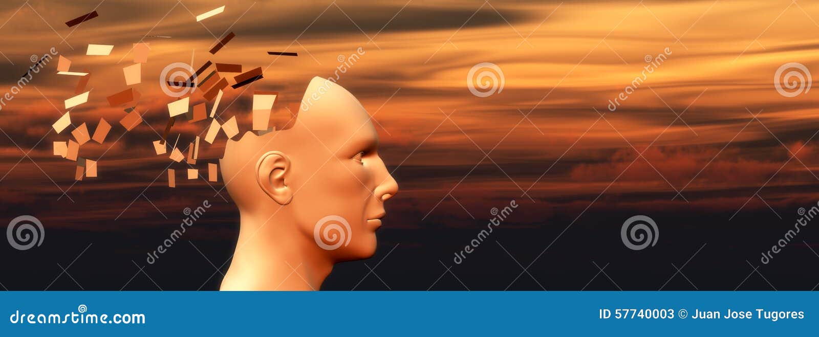 Concepto de la psicología stock de ilustración. Ilustración de arte ...