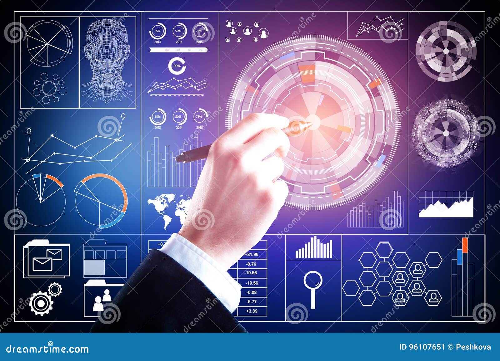 Concepto De La Tecnología Y De La Comunicación Imagen de archivo ...