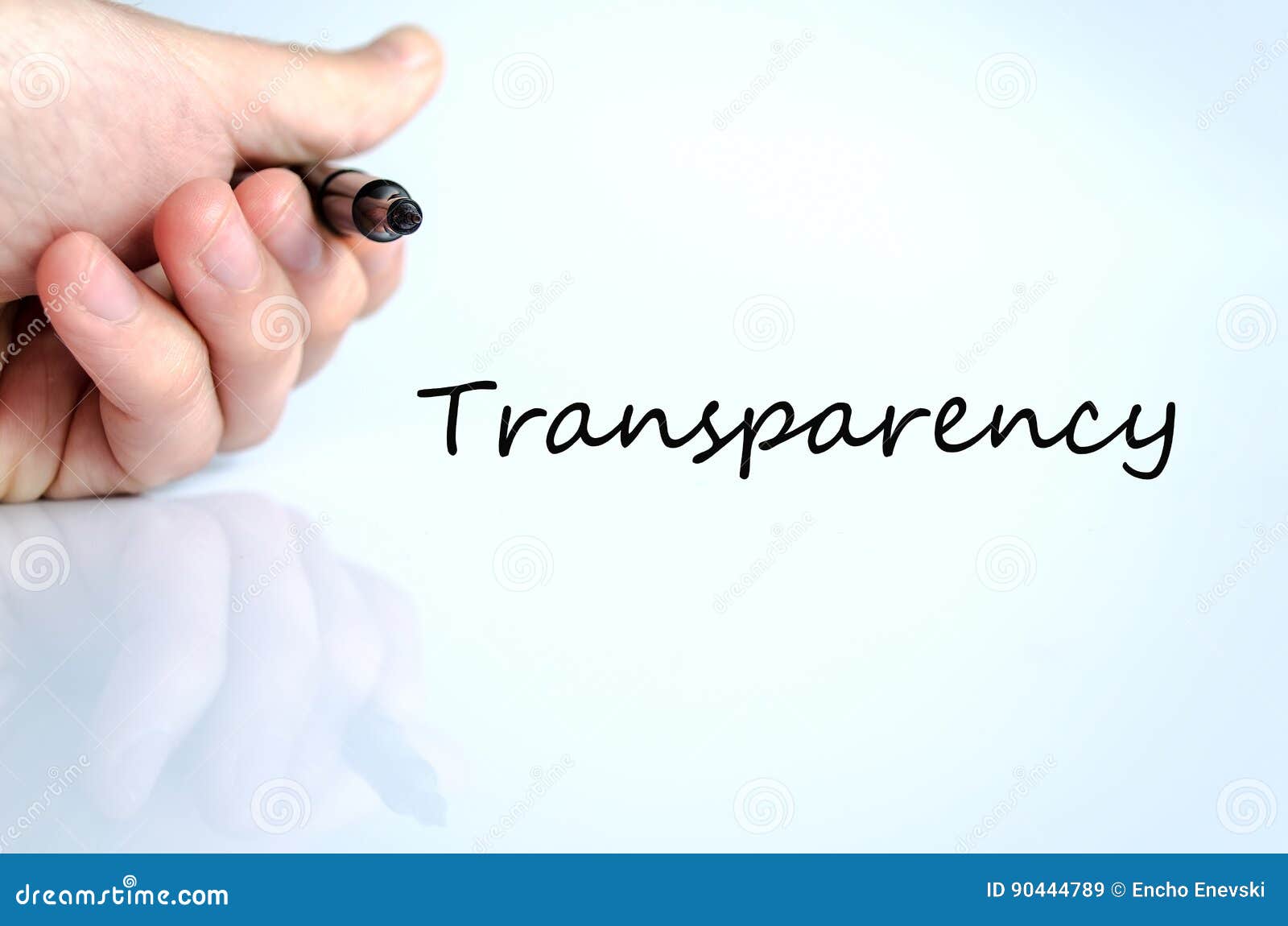 Concepto De La Transparencia Imagen de archivo - Imagen de texto ...
