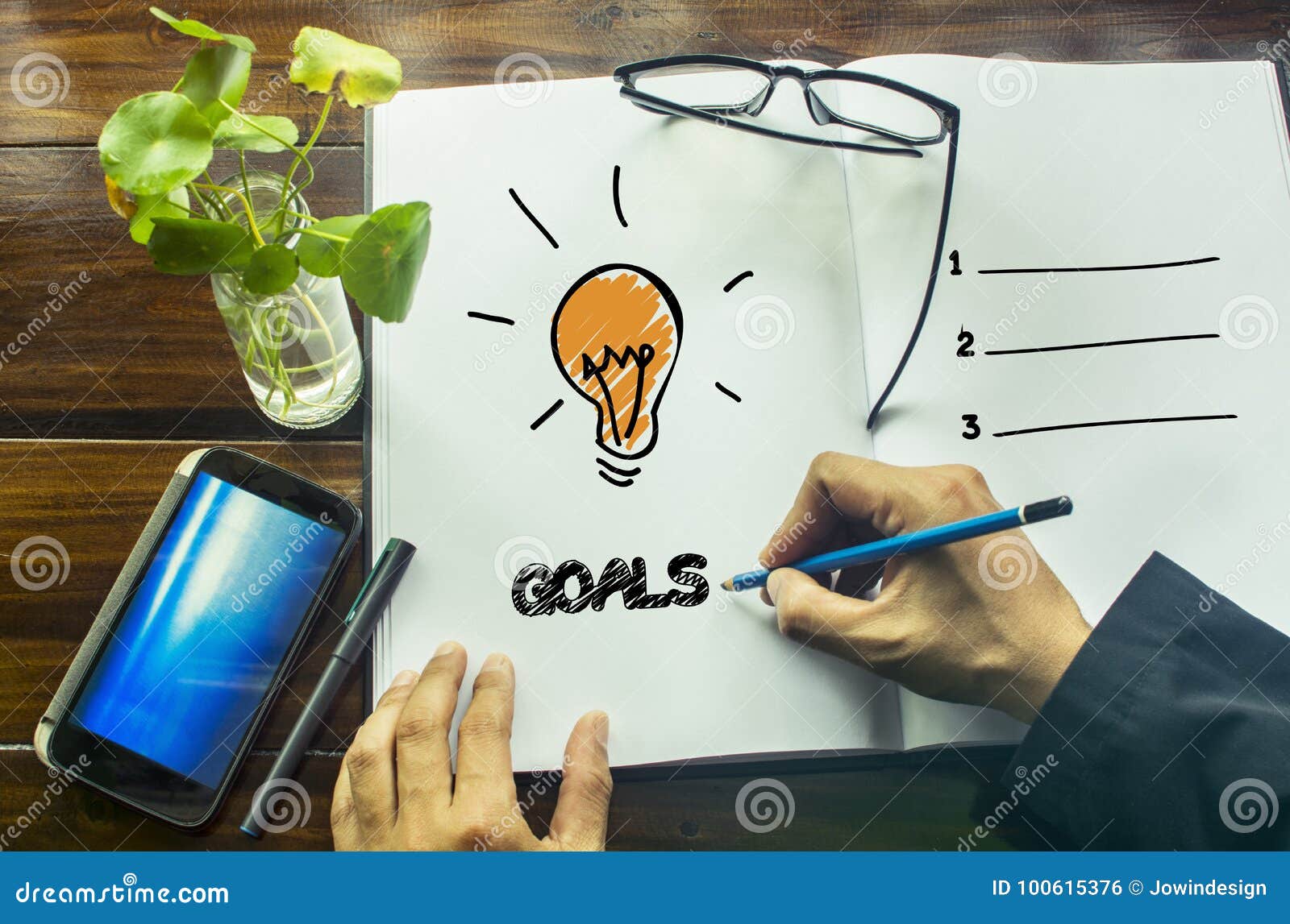 Concepto de las metas foto de archivo. Imagen de negocios - 100615376