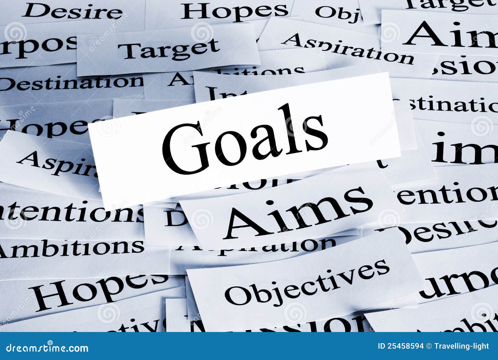 Concepto de las metas foto de archivo. Imagen de nadie - 25458594